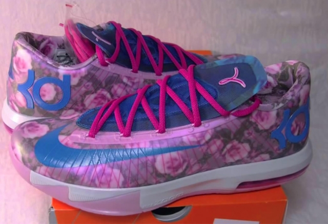 【视频】Nike KD6 Aunt Pearl 乳腺癌配色实物开箱 #10442