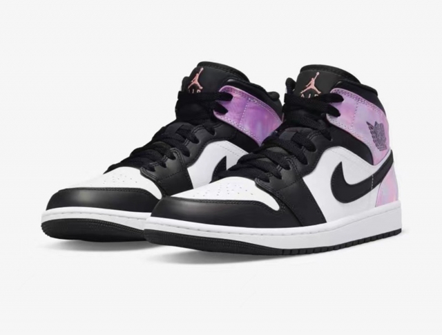 扎染渐变 yyds！全新配色 AJ1 正式上架 SNKRS！ #69067