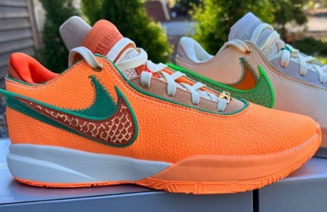 LBJ20「三方联名」下月发售！蛇纹质感太奢了！ #75292