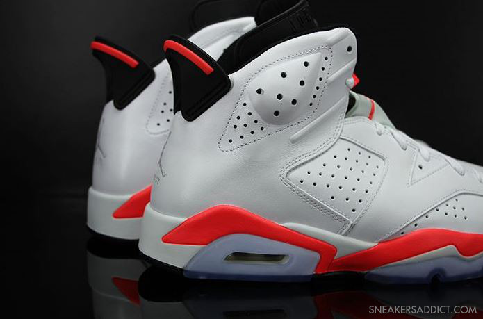 Air Jordan 6 ＂Infrared/激光红＂ 高清美图欣赏 AJ6红外线384664-123 球鞋资讯 FLIGHTCLUB中文站 ...