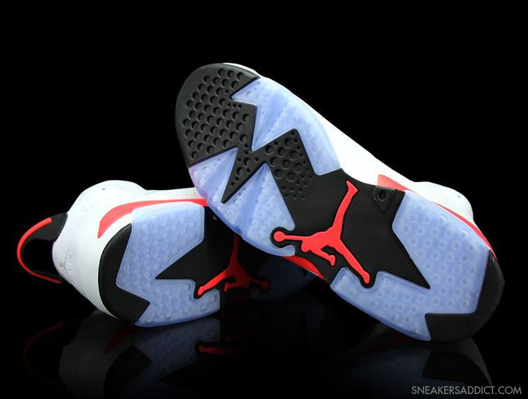 Air Jordan 6 ＂Infrared/激光红＂ 高清美图欣赏 AJ6红外线384664-123 球鞋资讯 FLIGHTCLUB中文站 ...
