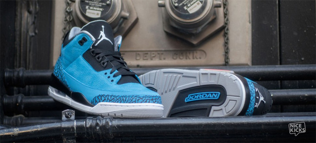 Air Jordan 3 ＂Powder Blue＂ 更多高清图赏 AJ3粉末蓝136064-406 球鞋资讯 FLIGHTCLUB中文站 ...