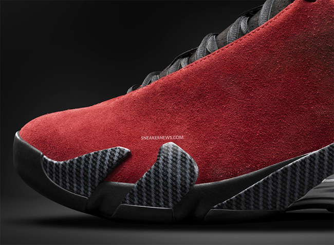 Air Jordan 14 ＂Red Suede＂ 红色麂皮高清图赏 AJ14 2014发售 球鞋资讯 FLIGHTCLUB中文站 ...
