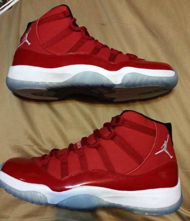 安东尼上脚 Air Jordan 11 ＂All Red＂ PE AJ11全红大红配色 球鞋资讯 FLIGHTCLUB中文站|SNEAKER ...