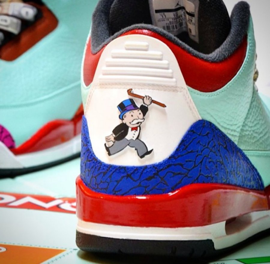 Air Jordan 3 “Monopoly” 地产大亨个人定制鞋款 AJ3 球鞋资讯 FLIGHTCLUB中文站|SNEAKER球鞋资讯第一站