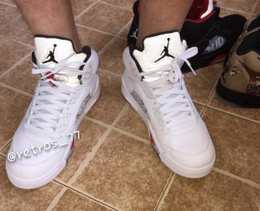 Supreme x Air Jordan 5 三款配色实物欣赏 AJ5联名 球鞋资讯 FLIGHTCLUB中文站|SNEAKER球鞋资讯第一站