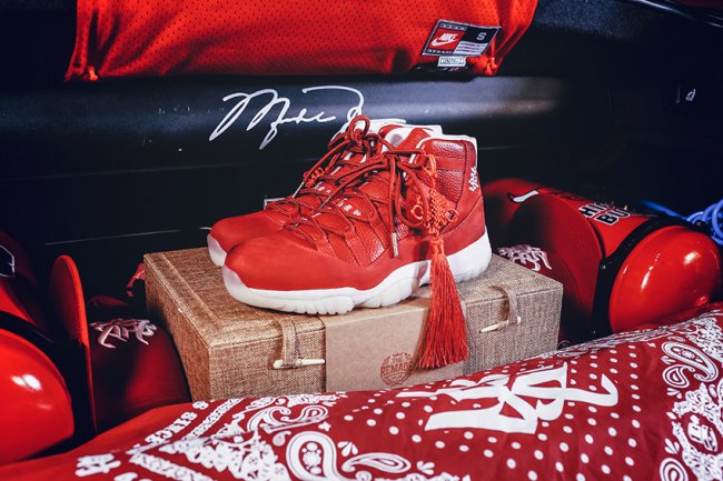 Air Jordan 11 “Chinese New Year” 大红新年定制款 AJ11 球鞋资讯 FLIGHTCLUB中文站 ...