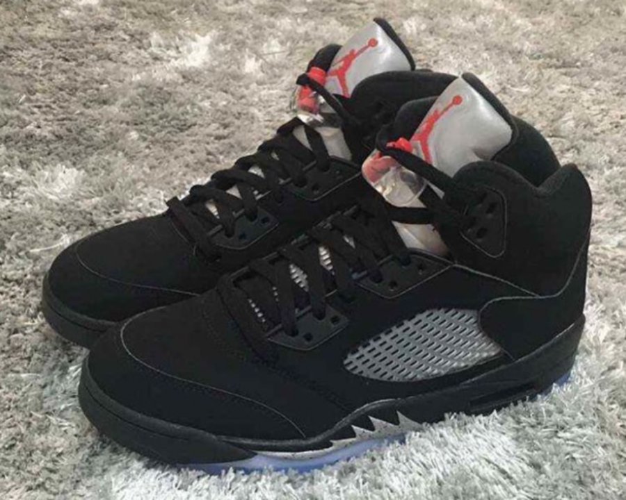 Air Jordan 5 Retro OG “Black Metallic” 实物新照 845035-003AJ5 球鞋资讯 ...