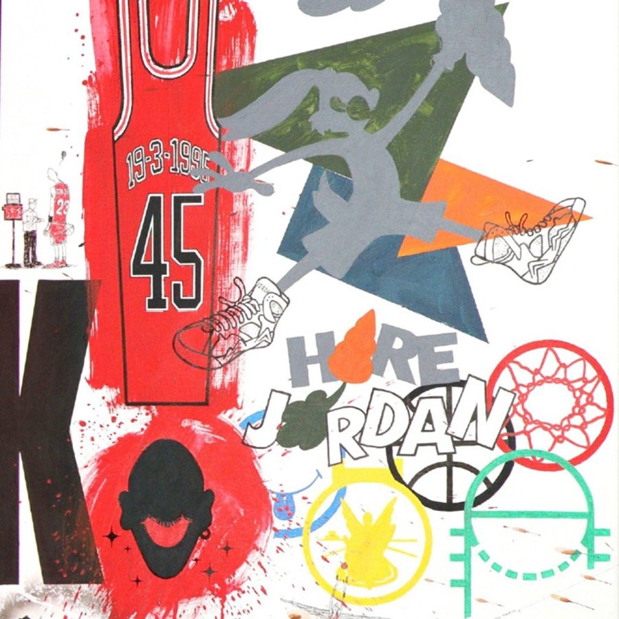 细节超丰富！Michael Lau 巨制《Jordan 本色之墙》即将拍卖 球鞋资讯 FLIGHTCLUB中文站|SNEAKER球鞋资讯第一站