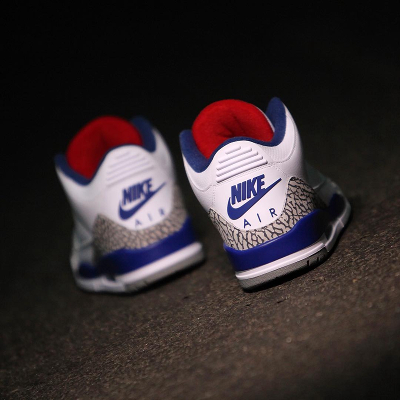 全家族尺码登场！Air Jordan 3 “Ture Blue” 美图近览 球鞋资讯 FLIGHTCLUB中文站|SNEAKER球鞋资讯第一站