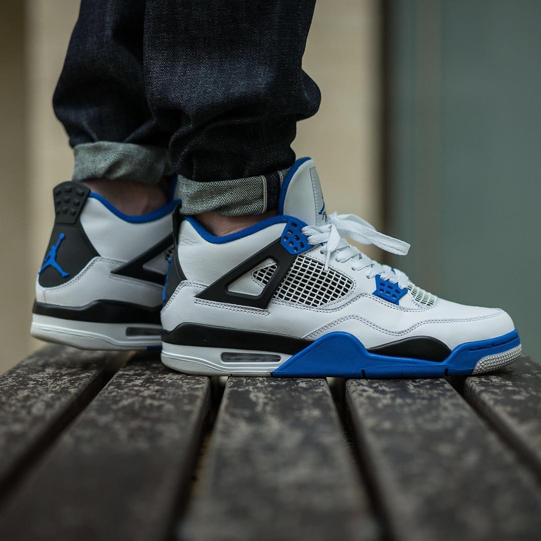 活力精品！摩托蓝 Air Jordan 4 “Motorsport” 现已上架！ 308497-117AJ4 球鞋资讯 FLIGHTCLUB ...