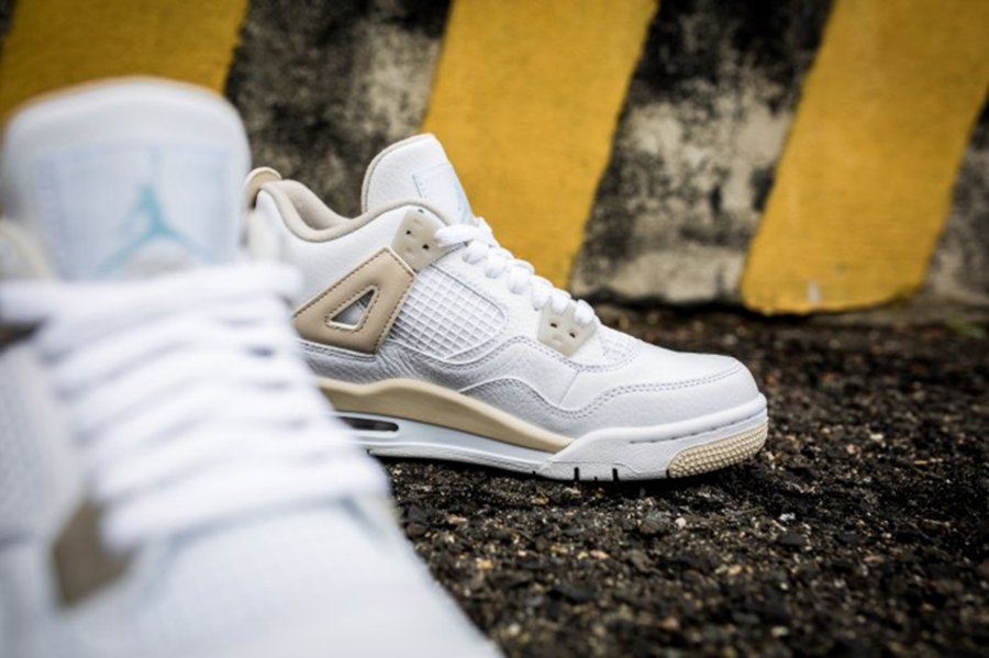 女生专属！这双小清新的 Air Jordan 4 GG “Linen” 将于明日首次复刻 球鞋资讯 FLIGHTCLUB中文站|SNEAKER ...