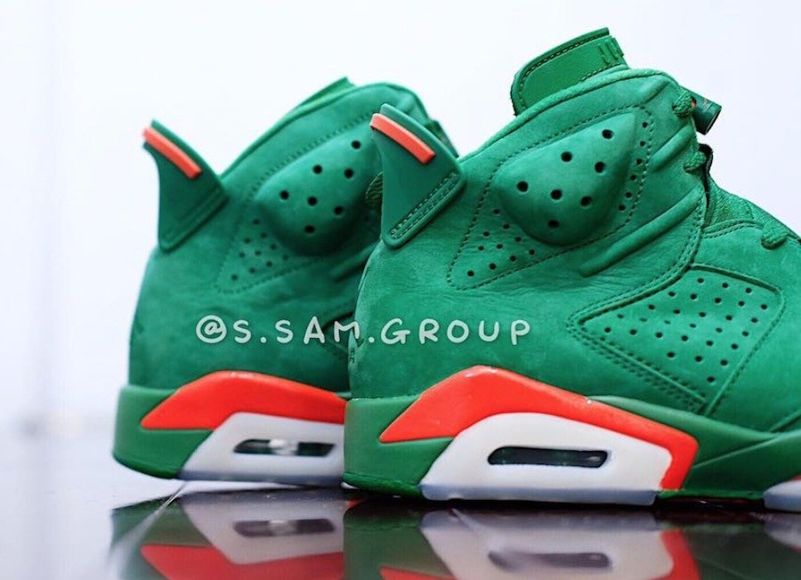 醒目佳得乐！绿麂皮 Air Jordan 6 “Gatorade” 全新近照曝光 球鞋资讯 FLIGHTCLUB中文站|SNEAKER球鞋资讯第一站