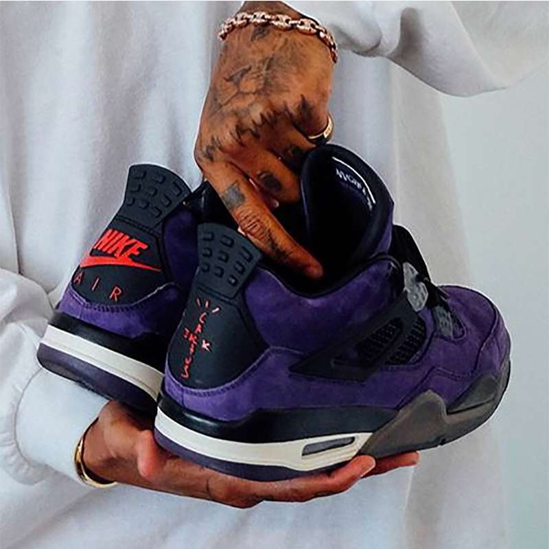 即将市售？紫色 Travis Scott x AJ4 全新实物美图欣赏 球鞋资讯 FLIGHTCLUB中文站|SNEAKER球鞋资讯第一站