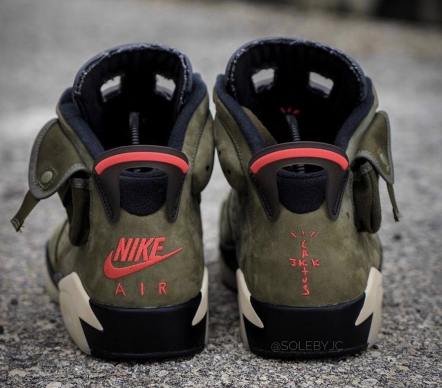 浓郁的军事风格！Travis Scott x Air Jordan 6 最新实物图释出！ 球鞋资讯 FLIGHTCLUB中文站|SNEAKER ...