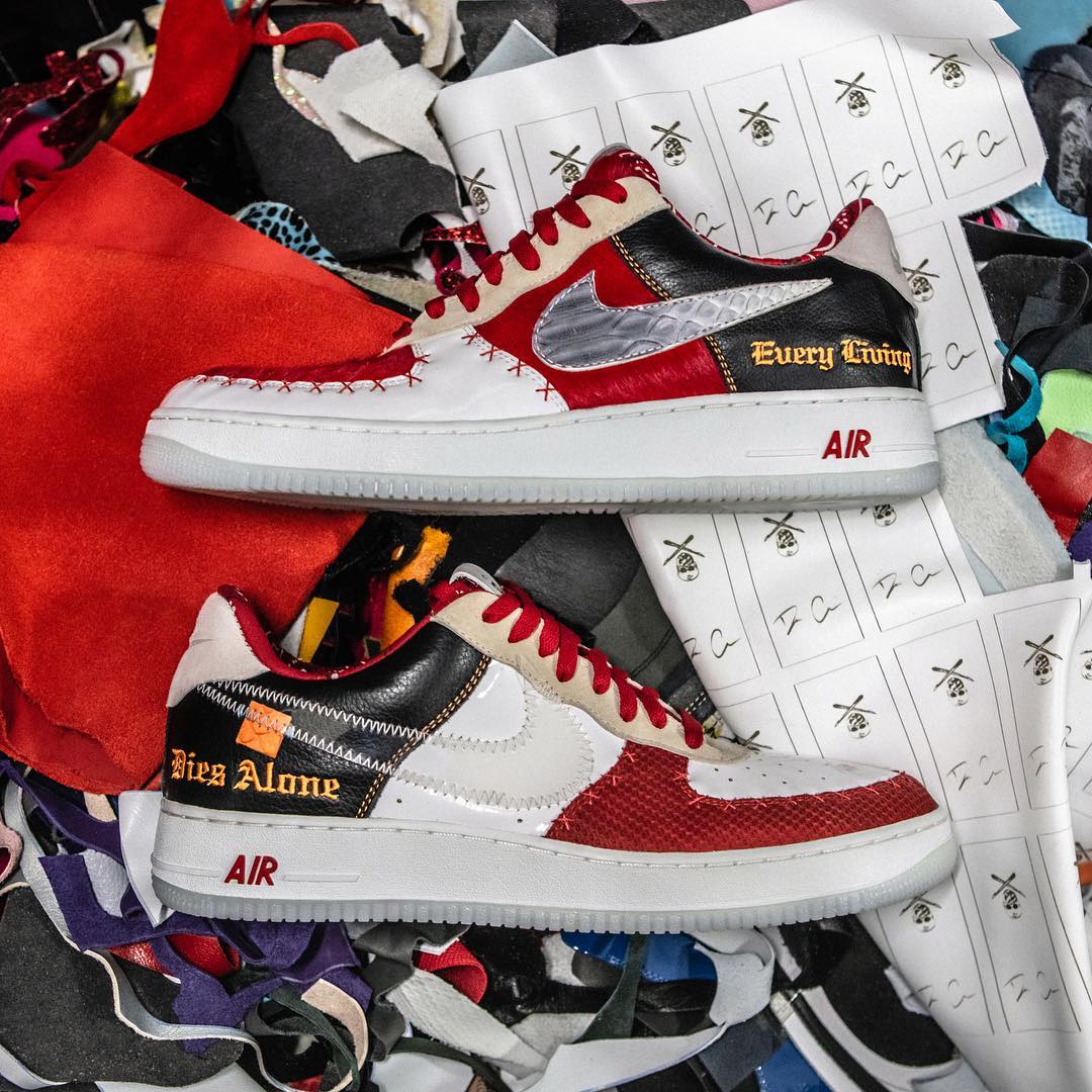 奢侈品做工，Vlone 质感，鸳鸯配色！这双 2 万的 AF1 太酷了！ 球鞋资讯 FLIGHTCLUB中文站|SNEAKER球鞋资讯第一站