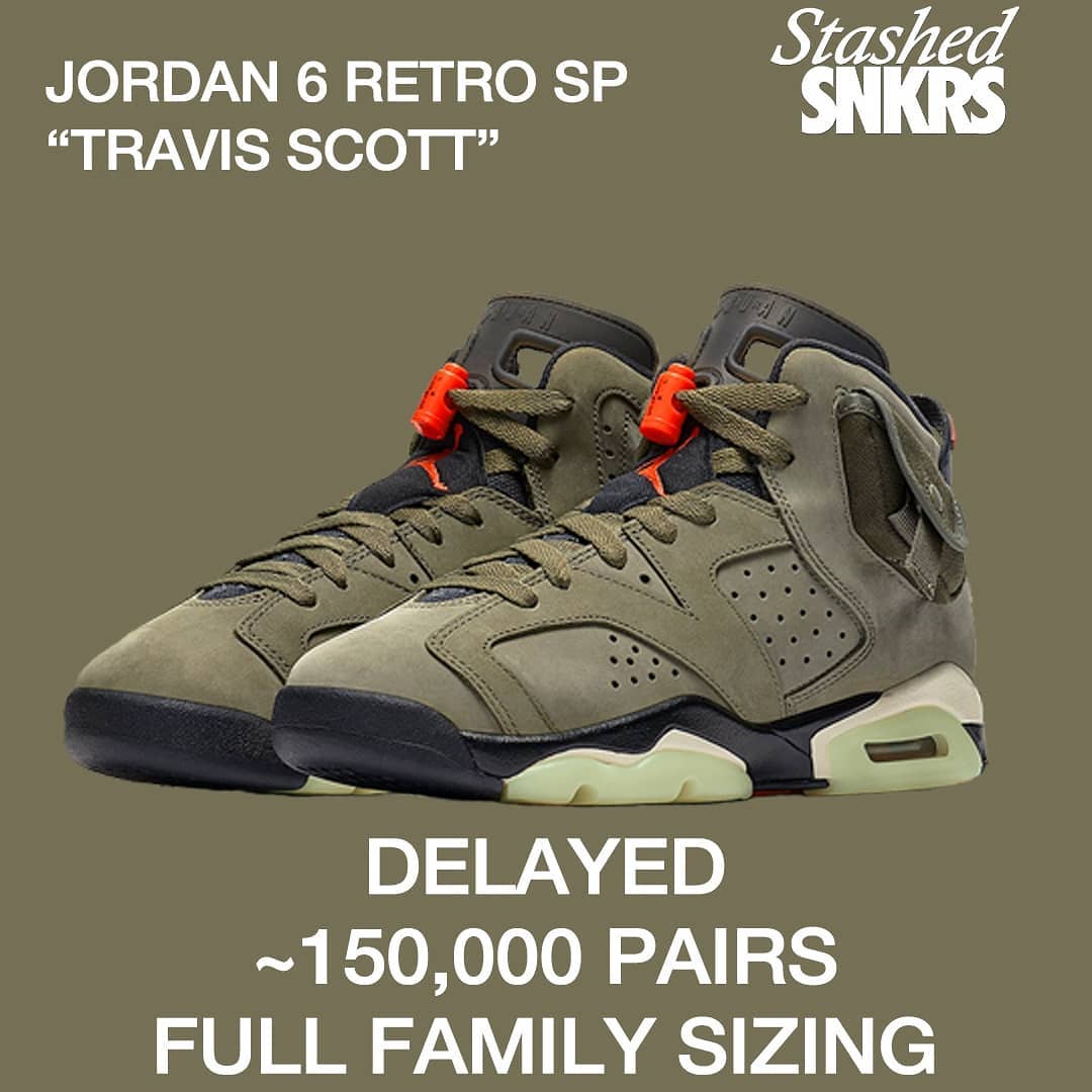 延期发售吊足胃口！Travis Scott x Air Jordan 6 或于下月登场 球鞋资讯 FLIGHTCLUB中文站|SNEAKER ...
