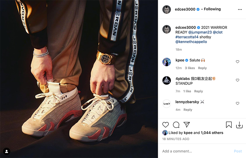刚刚！冠希上脚 CLOT x AJ14 Low！「兵马俑」你真香了吗？！ 球鞋资讯 FLIGHTCLUB中文站|SNEAKER球鞋资讯第一站