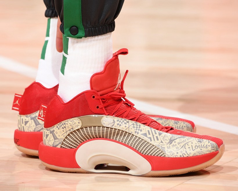 彩色大理石花纹点缀！Air Jordan 35 东契奇 PE 配色曝光！ 球鞋资讯 FLIGHTCLUB中文站|SNEAKER球鞋资讯第一站