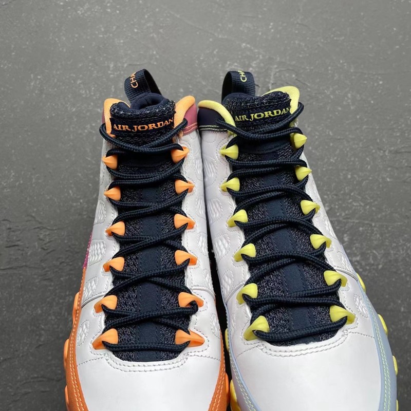 超吸睛鸳鸯设计！Air Jordan 9 清新配色实物图释出！ 球鞋资讯 FLIGHTCLUB中文站|SNEAKER球鞋资讯第一站