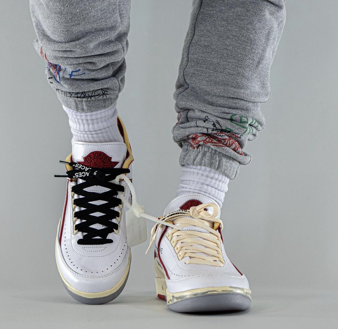 想买还得再等等！两款 OW x AJ2 上脚图曝光！越品越上头！ 球鞋资讯 FLIGHTCLUB中文站|SNEAKER球鞋资讯第一站