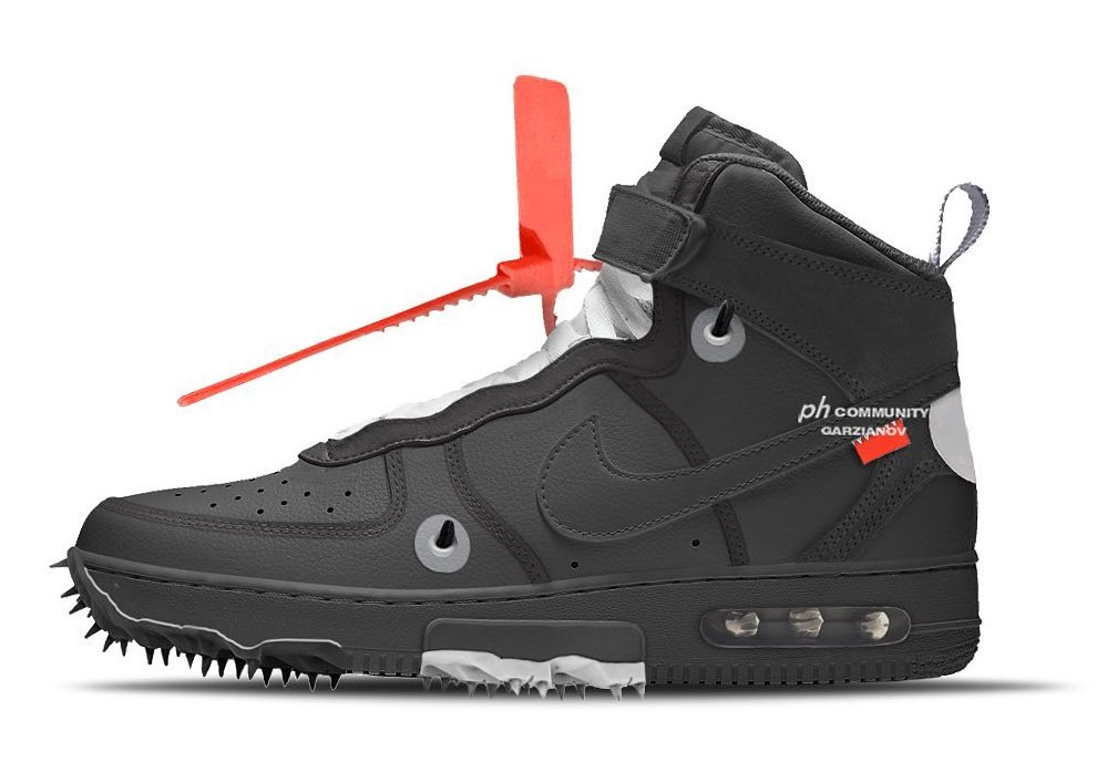 Nike 最怪联名我投它一票！OW x AF1 Mid 实物首次曝光！ 球鞋资讯 FLIGHTCLUB中文站|SNEAKER球鞋资讯第一站