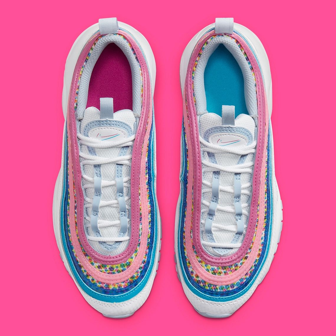 新配色 Air Max 97 官图曝光！彩虹鞋面骚气十足！ 球鞋资讯 FLIGHTCLUB中文站|SNEAKER球鞋资讯第一站