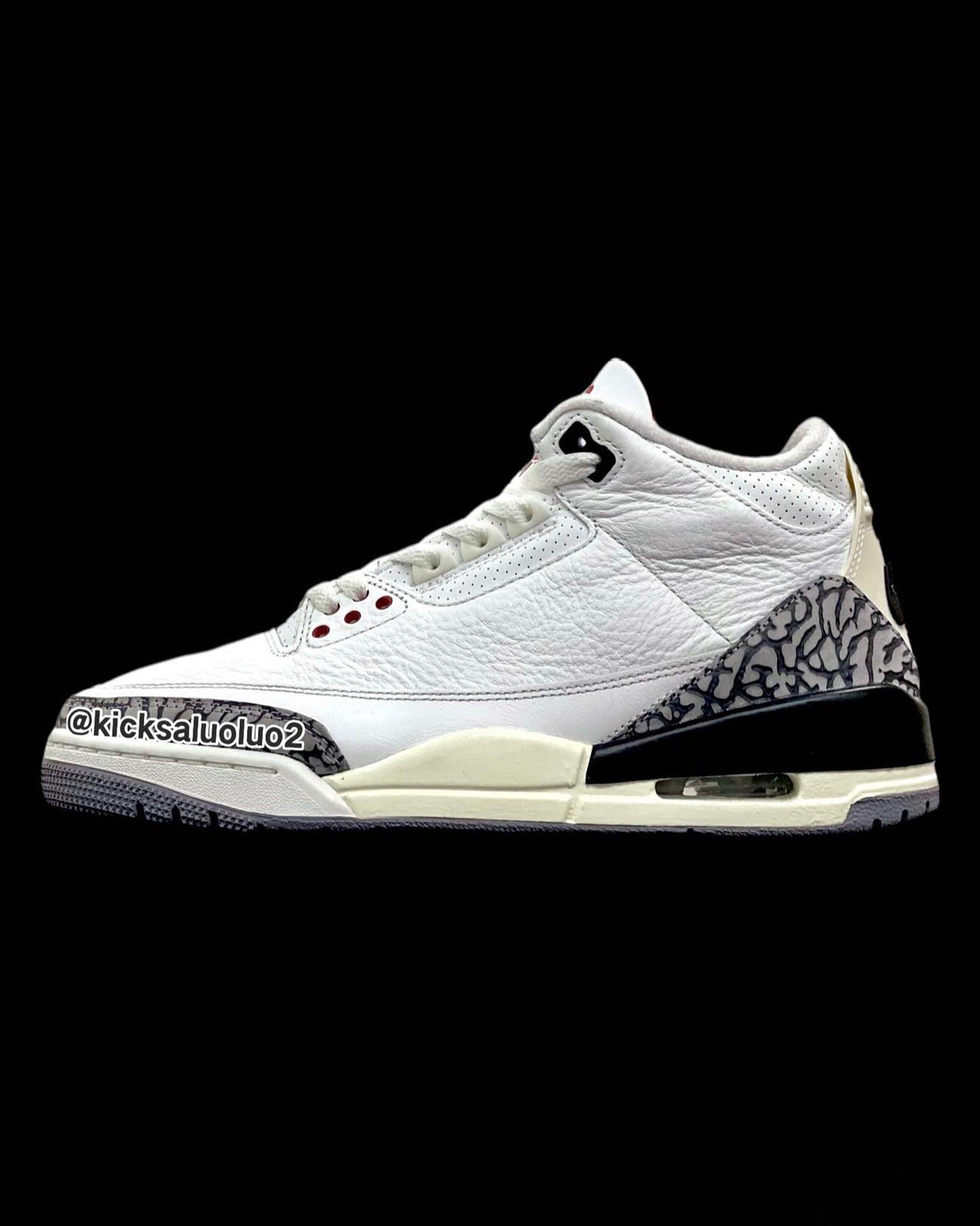 新「白水泥」AJ3 实物首次曝光！发售日期有了！ 球鞋资讯 FLIGHTCLUB中文站|SNEAKER球鞋资讯第一站