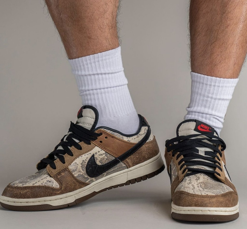 奢华蛇纹装扮！「地区限定」Dunk Low 实物上脚曝光！ 球鞋资讯 FLIGHTCLUB中文站|SNEAKER球鞋资讯第一站