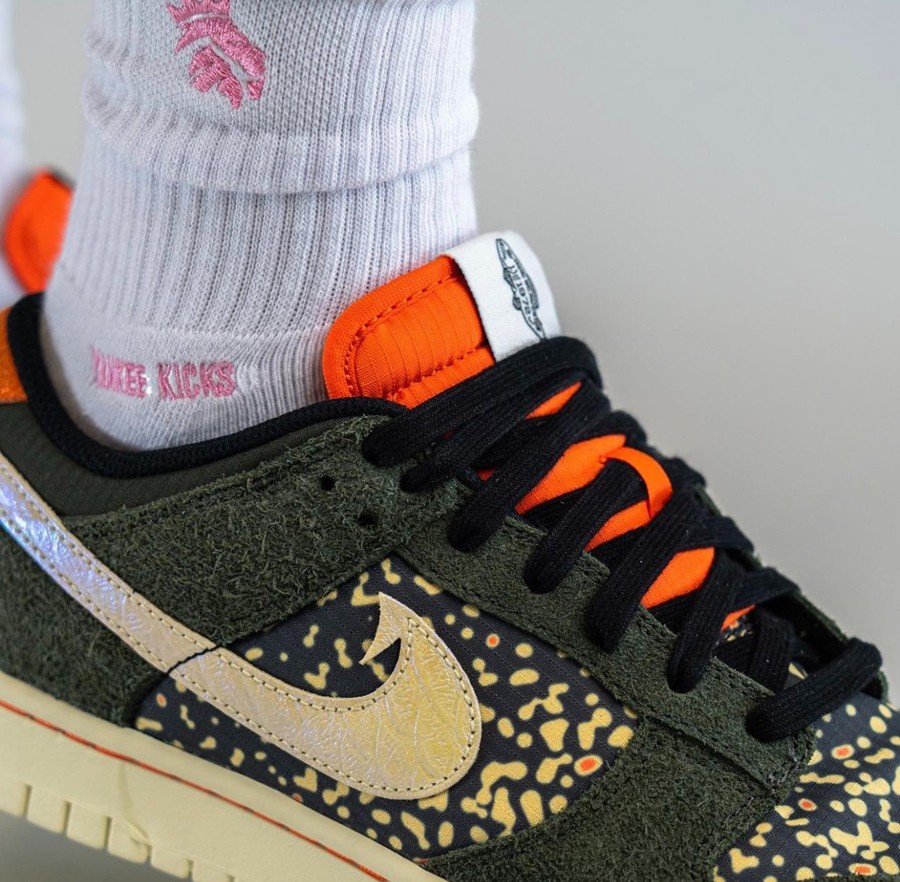 钓鱼爱好者狂喜！「鳟鱼」配色 Dunk Low 上脚图曝光！ 球鞋资讯 FLIGHTCLUB中文站|SNEAKER球鞋资讯第一站
