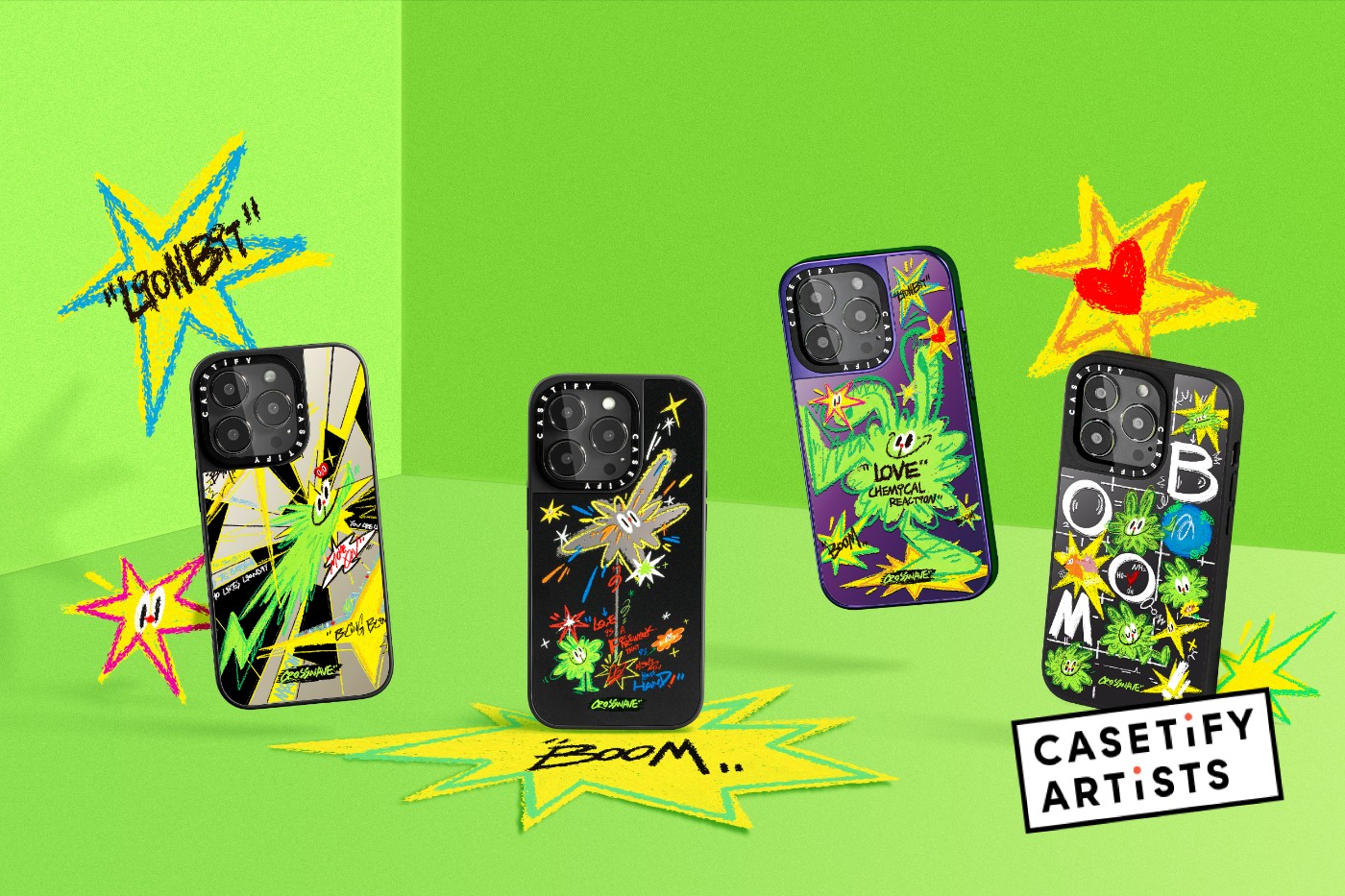 涂鸦风格爱了！CASETiFY 艺术家联名系列马上登场！ 球鞋资讯 FLIGHTCLUB中文站|SNEAKER球鞋资讯第一站