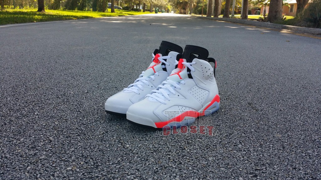 Air Jordan 6 ＂Infrared＂ 更多实物图片欣赏 AJ6樱木花道 球鞋资讯 FLIGHTCLUB中文站|SNEAKER球鞋资讯第一站